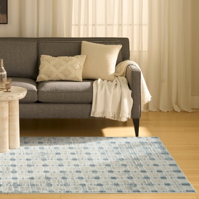 Click here for Nourison Home Nordic 5 x 7 Area Rug  Blue prices