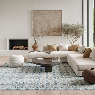 Click here for Nourison Home Nordic 8 x 10 Area Rug  Blue prices