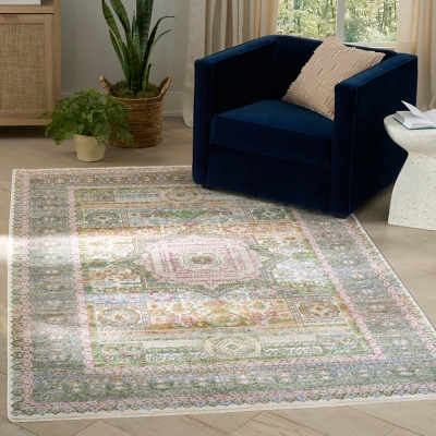 Click here for Nourison Harmony 5 x 8 Geometric Area Rug  Multi prices
