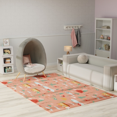 Click here for Nourison Home Whimsical Camping 7 x 9 Area Rug  Mu... prices