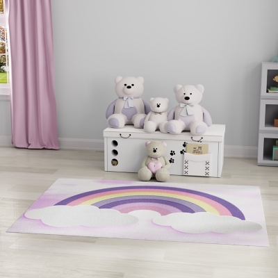 Click here for Nourison Home Rainbow 5 x 7 Area Rug  Multi prices