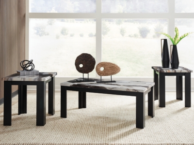 Click here for Jazmore Table (Set of 3)  Dark Brown prices