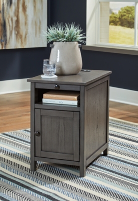 Click here for Treytown Chairside End Table  Gray prices