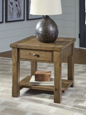 Click here for Vandenmore End Table  Medium Brown prices