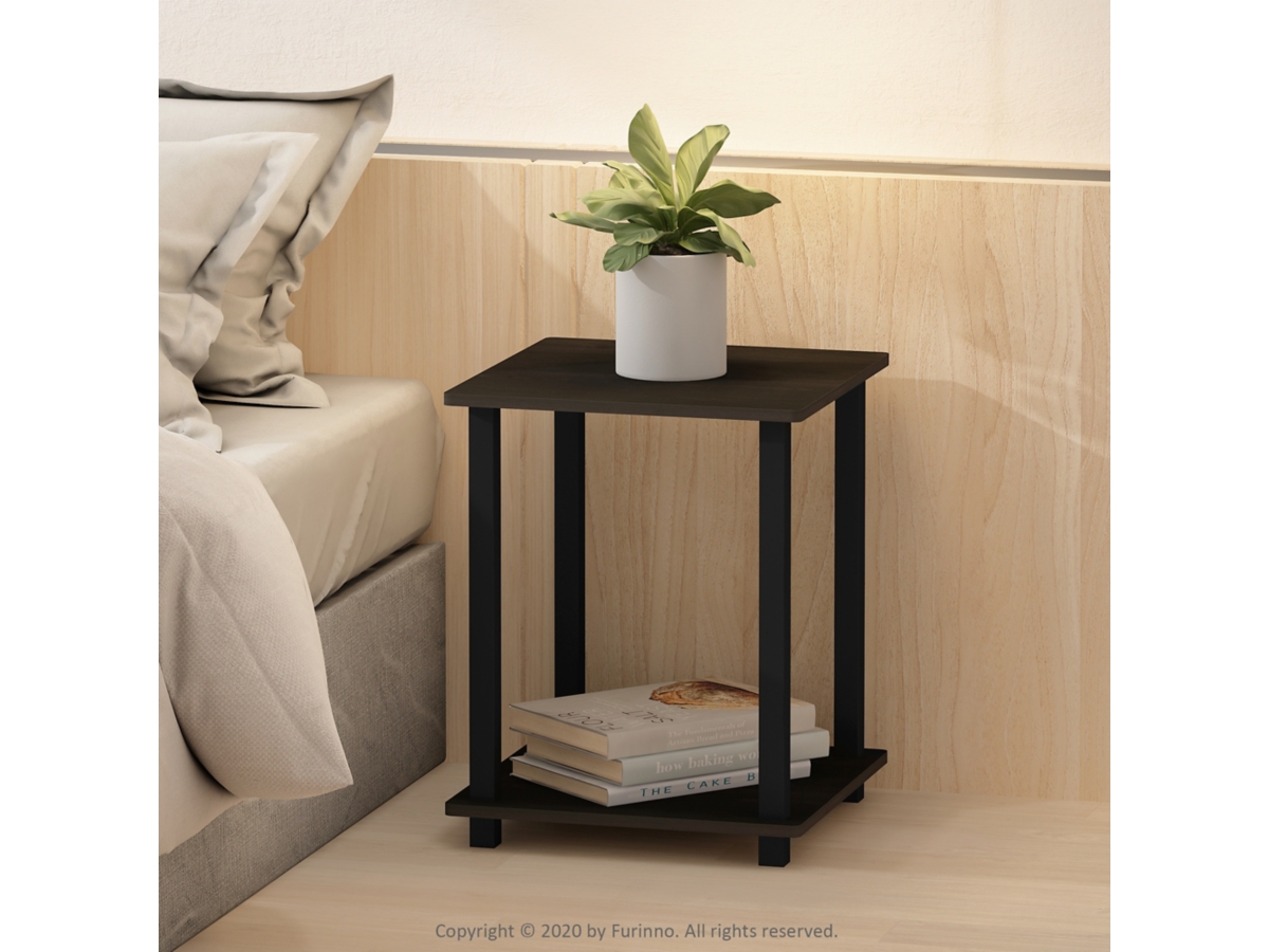 Espresso end table set of 2 store