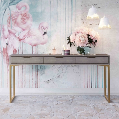 Pesce Shagreen Console Table | Ashley
