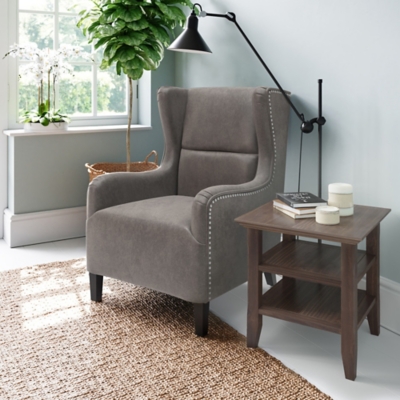 Click here for Simpli Home Acadian End Table  Walnut Brown prices