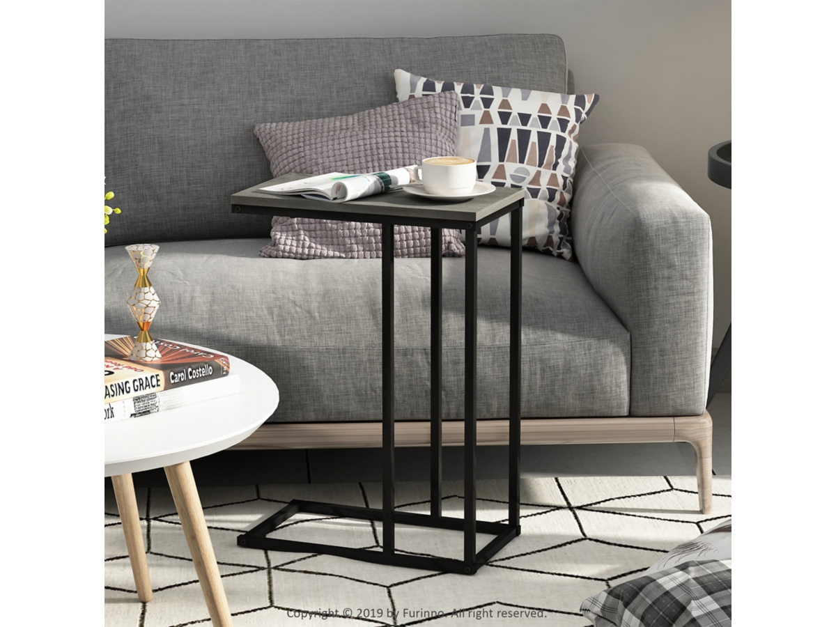 French oak grey end table store
