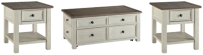 Click here for Bolanburg Coffee Table with 2 End Tables  Two-tone prices