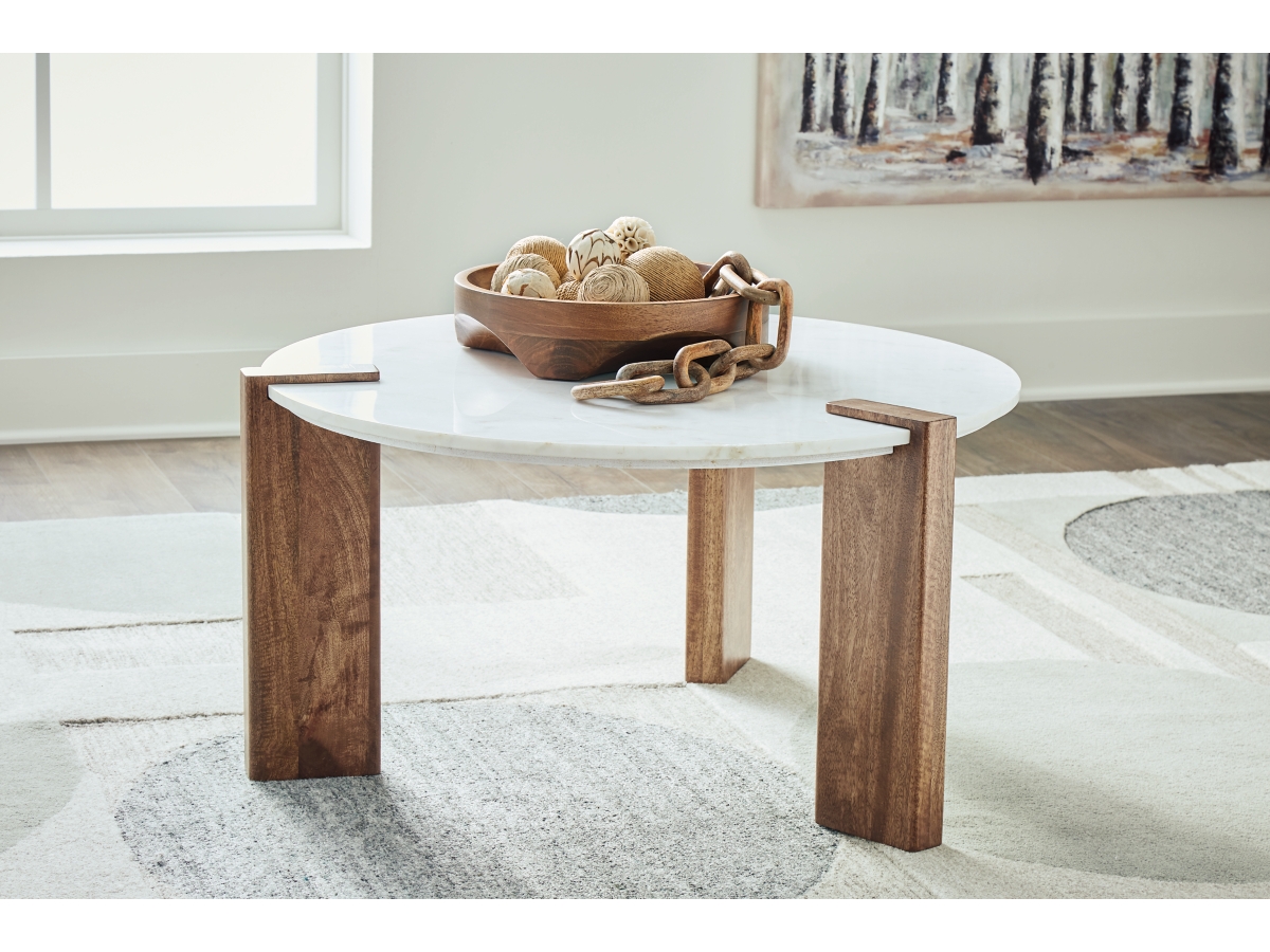 Ashley furniture faux marble coffee table store