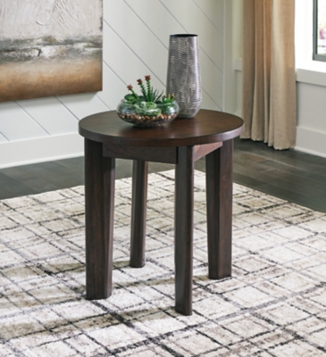 Click here for Korestone 2 End Table  Dark Brown prices