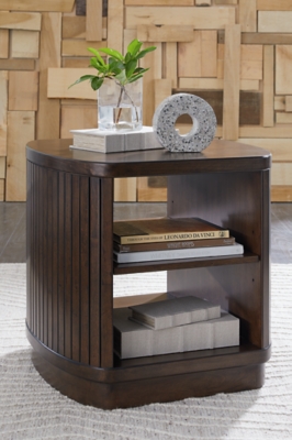 Click here for Korestone End Table  Dark Brown prices