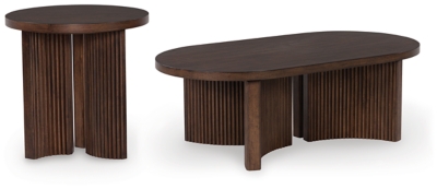 Click here for Korestone Coffee Table with 1 End Table  Dark Brow... prices