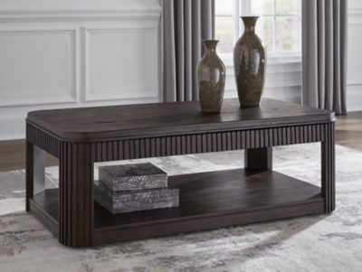 Click here for Carlibrie Lift-Top Coffee Table  Warm Brown prices