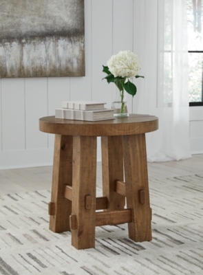 Click here for Mackifeld End Table  Warm Brown prices