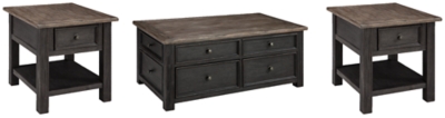 Click here for Tyler Creek Coffee Table with 2 End Tables  Grayis... prices