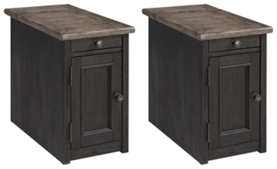 Click here for Tyler Creek 2 End Tables with USB Charging  Grayis... prices