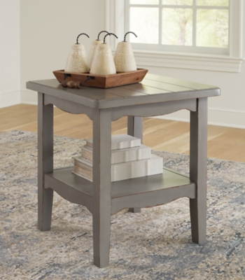 Click here for Charina End Table  Antique Gray prices