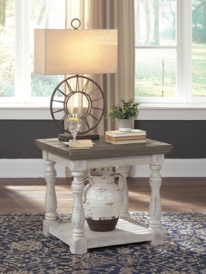 Click here for Havalance End Table  Gray/White prices