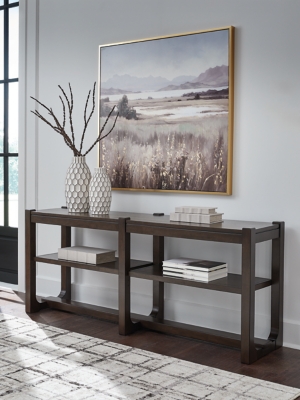 Click here for Breckington Sofa Table  Dark Brown prices