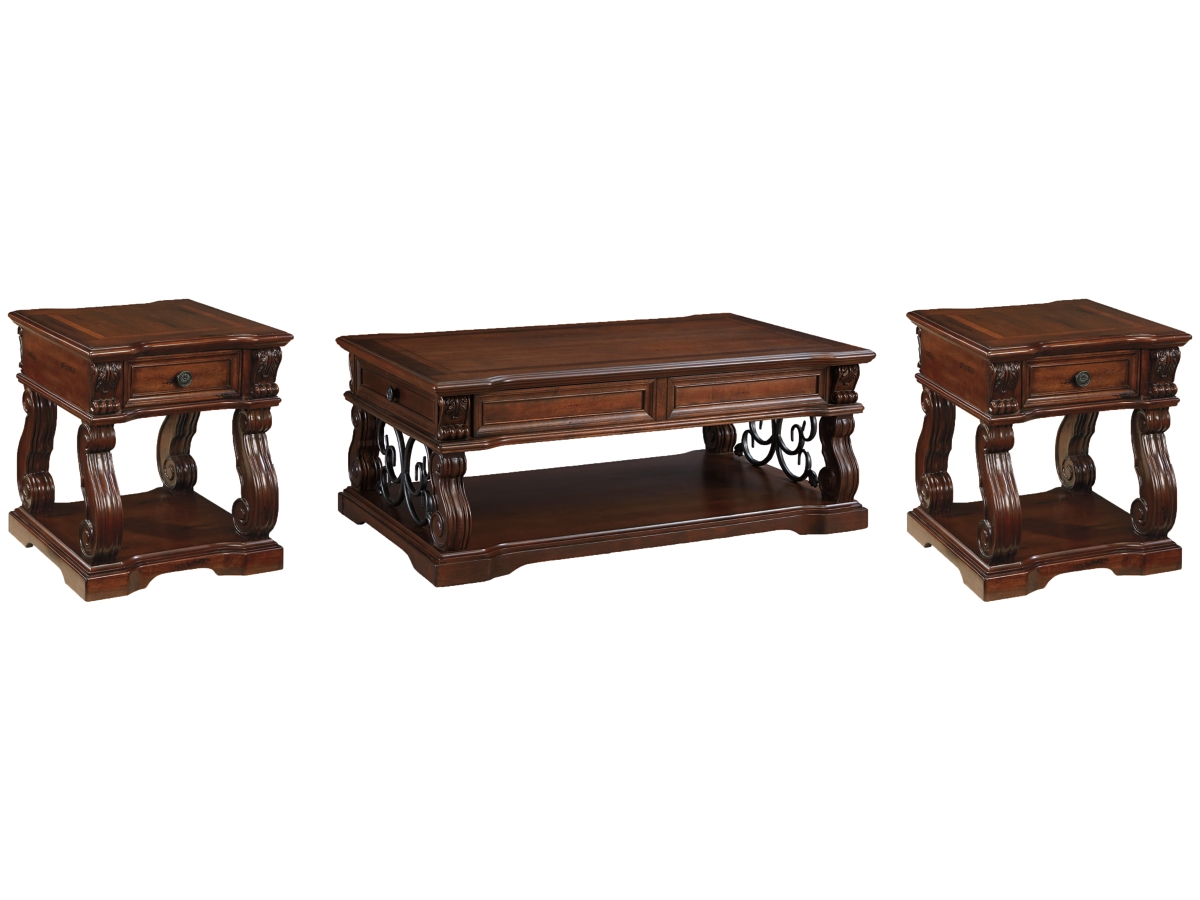Alymere Coffee Table with 2 End Tables Ashley
