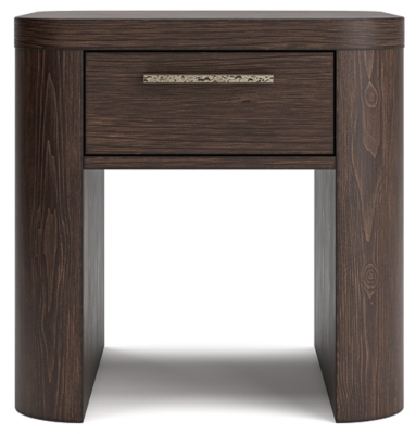 Click here for Neo Curved Rectangluar End Table  Rich Brown prices