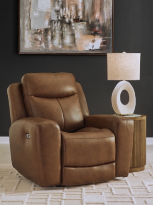 Click here for Momentum Moves Dual Power Leather Recliner Leather... prices