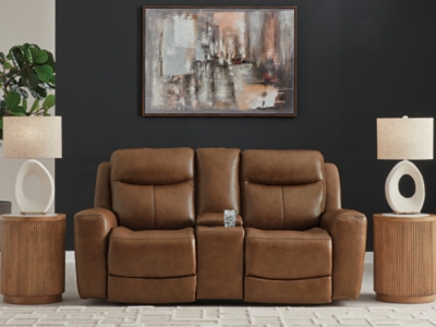 Click here for Momentum Moves Dual Power Leather Reclining Lovese... prices