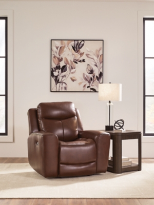 Click here for Momentum Moves Dual Power Leather Recliner Leather... prices