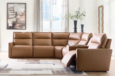 Click here for Arrington 6-Piece Dual Power Leather Reclining Mod... prices