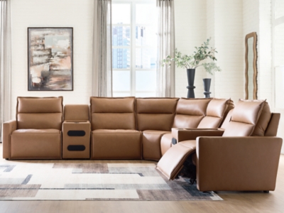 Click here for Arrington 7-Piece Dual Power Leather Reclining Mod... prices