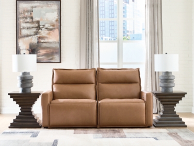 Click here for Arrington 2-Piece Dual Power Leather Reclining Mod... prices