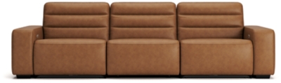 Click here for Modero 3-Piece Reclining Leather Modular Sofa  Tof... prices