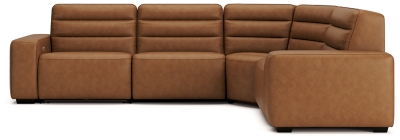 Click here for Modero 4-Piece Reclining Leather Modular Sectional... prices