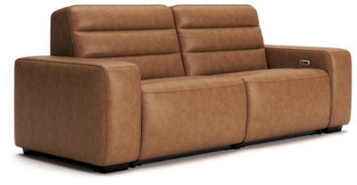 Click here for Modero 2-Piece Reclining Leather Modular Loveseat... prices