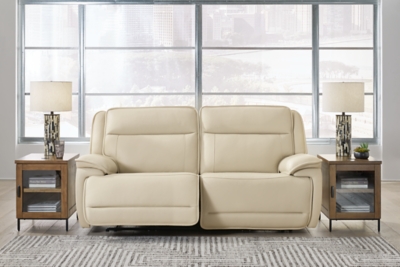 Click here for Double Deal 2-Piece Dual Power Leather Reclining M... prices