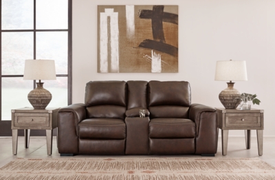 Click here for Alessandro Dual Power Leather Reclining Loveseat w... prices