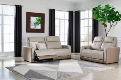 Click here for Battleville Sofa and Loveseat  Almond prices