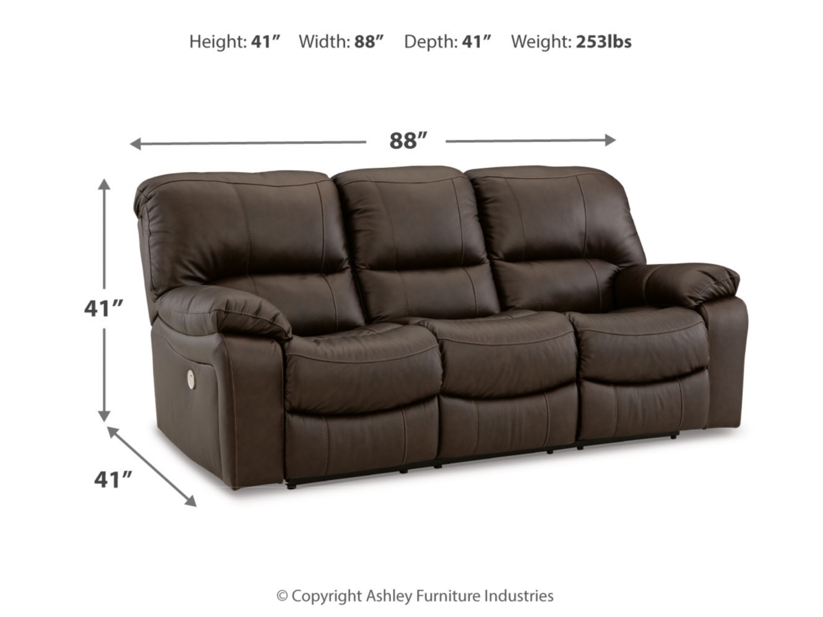 Ashley furniture leather recliners store