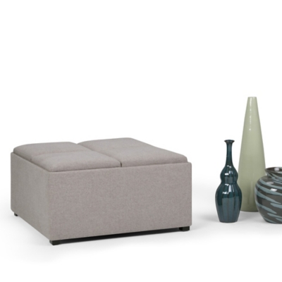 Click here for Simpli Home Avalon Large Coffee Table Ottoman  Clo... prices