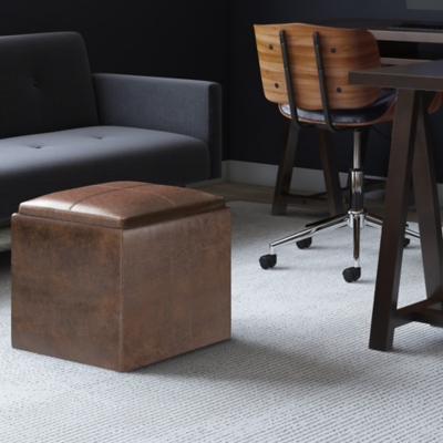 Click here for Rockwood 17 Cube Storage Ottoman with Tray prices