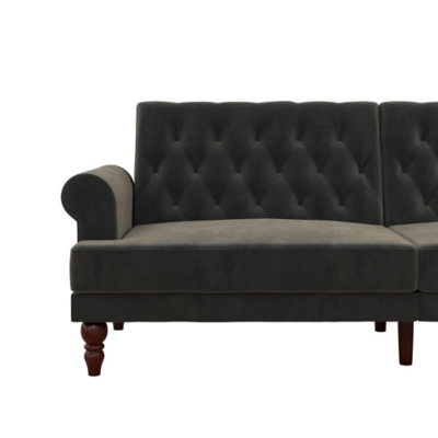 Cassidy twin tufted back convertible sofa store