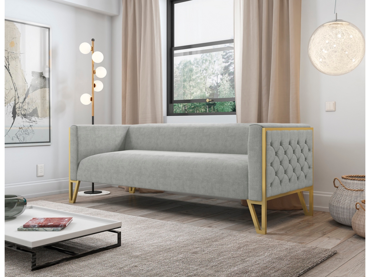 Velvet couch ashley furniture store