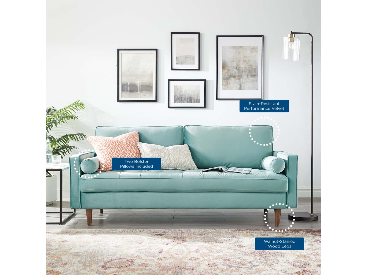 Modway Velour Sofa Ashley