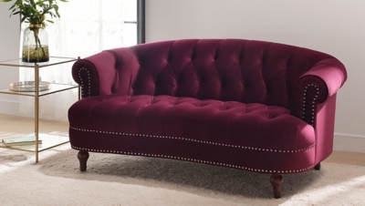Click here for Jennifer Taylor home La Rosa Chesterfield Loveseat... prices