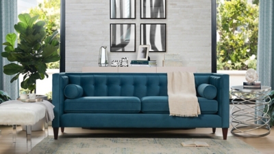 Click here for Jennifer Taylor home Jack Sofa  Teal Blue prices