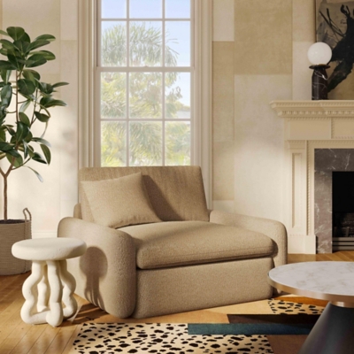 Click here for TOV Furniture Rachelle Lounge Chair  Tan prices