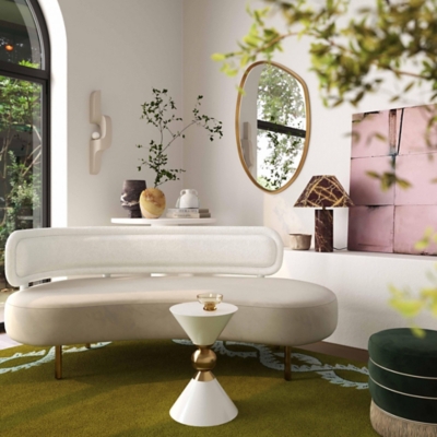 Click here for TOV Furniture Tischa Sofa  Cream/Gray prices