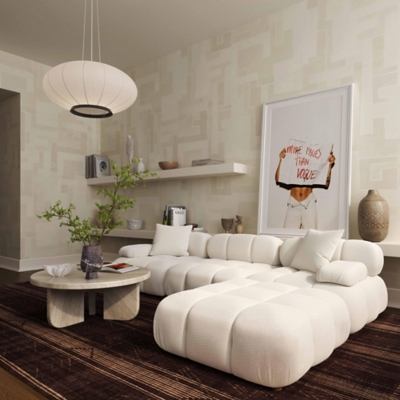 Click here for Calliope Ottoman  Cream prices