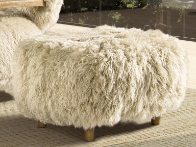 Click here for Jennifer Taylor Home Enchante Ottoman  Taupe Beige prices